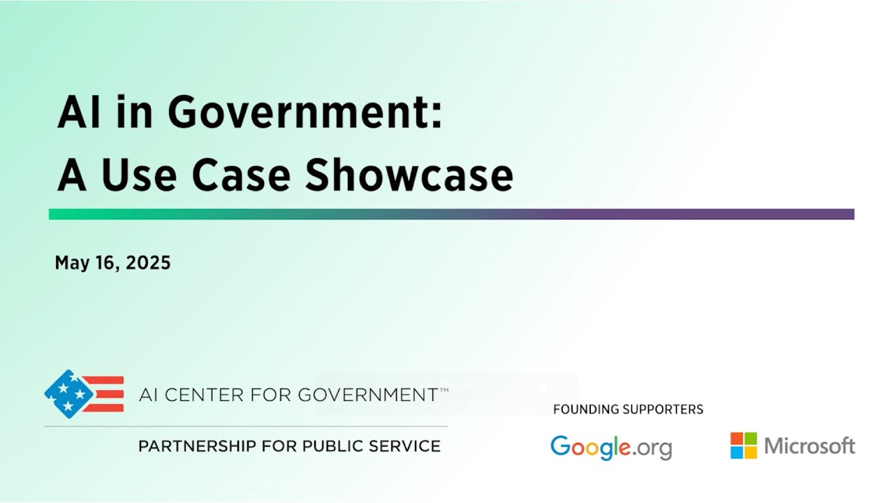 Public Service AI Use Case Showcase • AI Center for Government